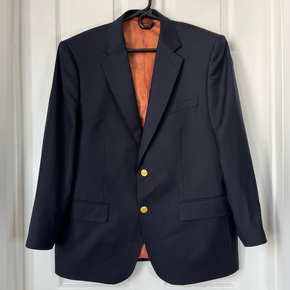 Baroni | Suits & Blazers | Baroni Prive Super 5s Wool Gold Button Suits ...